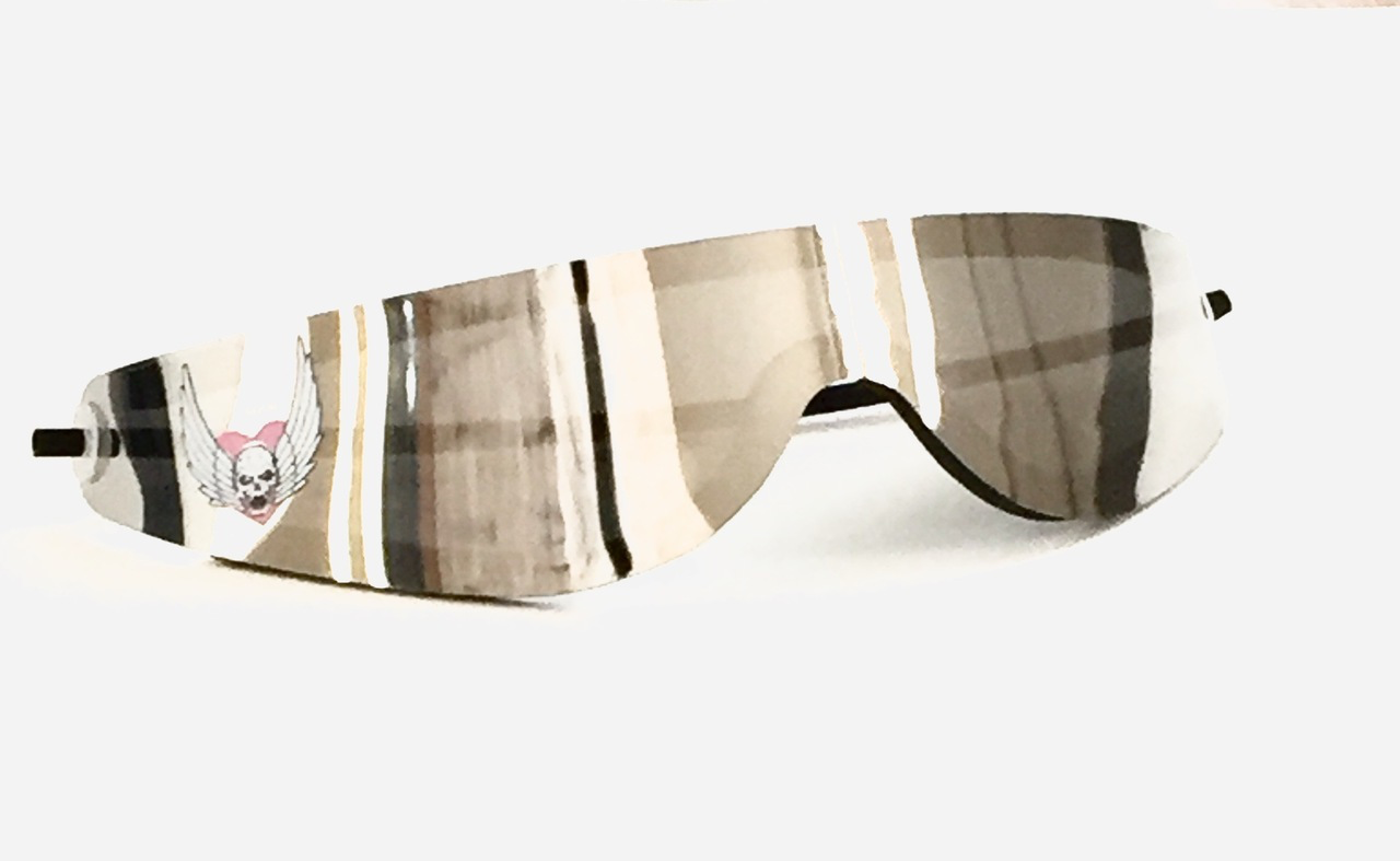 SILVER THROWBACK Autographed Hitman Wrap Around Shades – Bret Hart ...